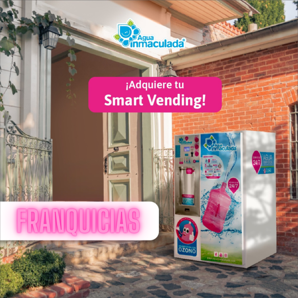 Invierte en una franquicia segura y de éxito como Agua Inmacul...