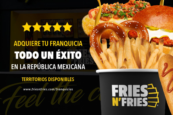 Únete al éxito de la franquicia FRIES N´FRIES
